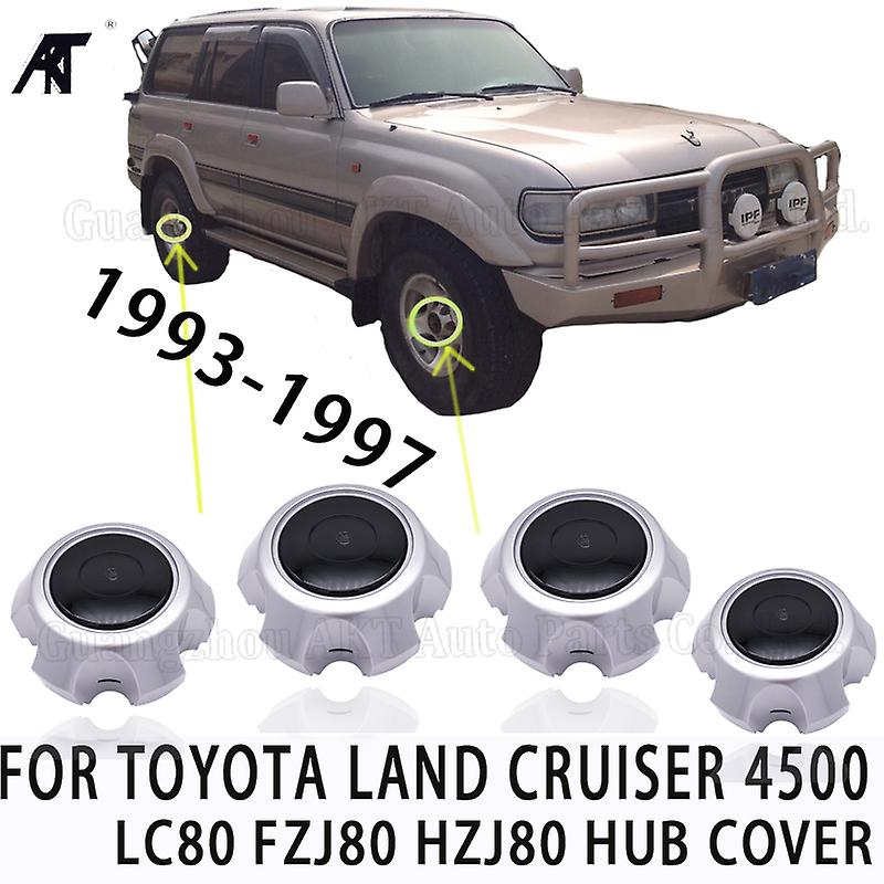 4 Pcs Wheel Center Caps For Toyota Land Cruiser 4500 Lc80 Fzj80 Hzj80 ...