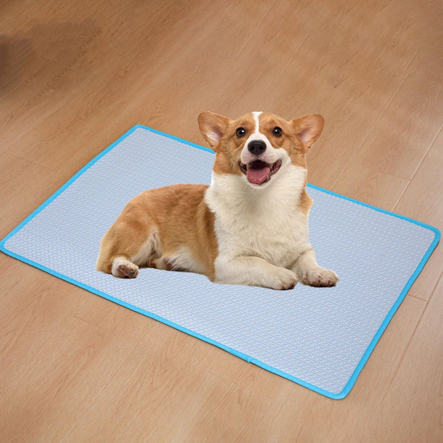 Pet Self Cooling Mat Decrease Body Temperature Breathable Ventilation ...