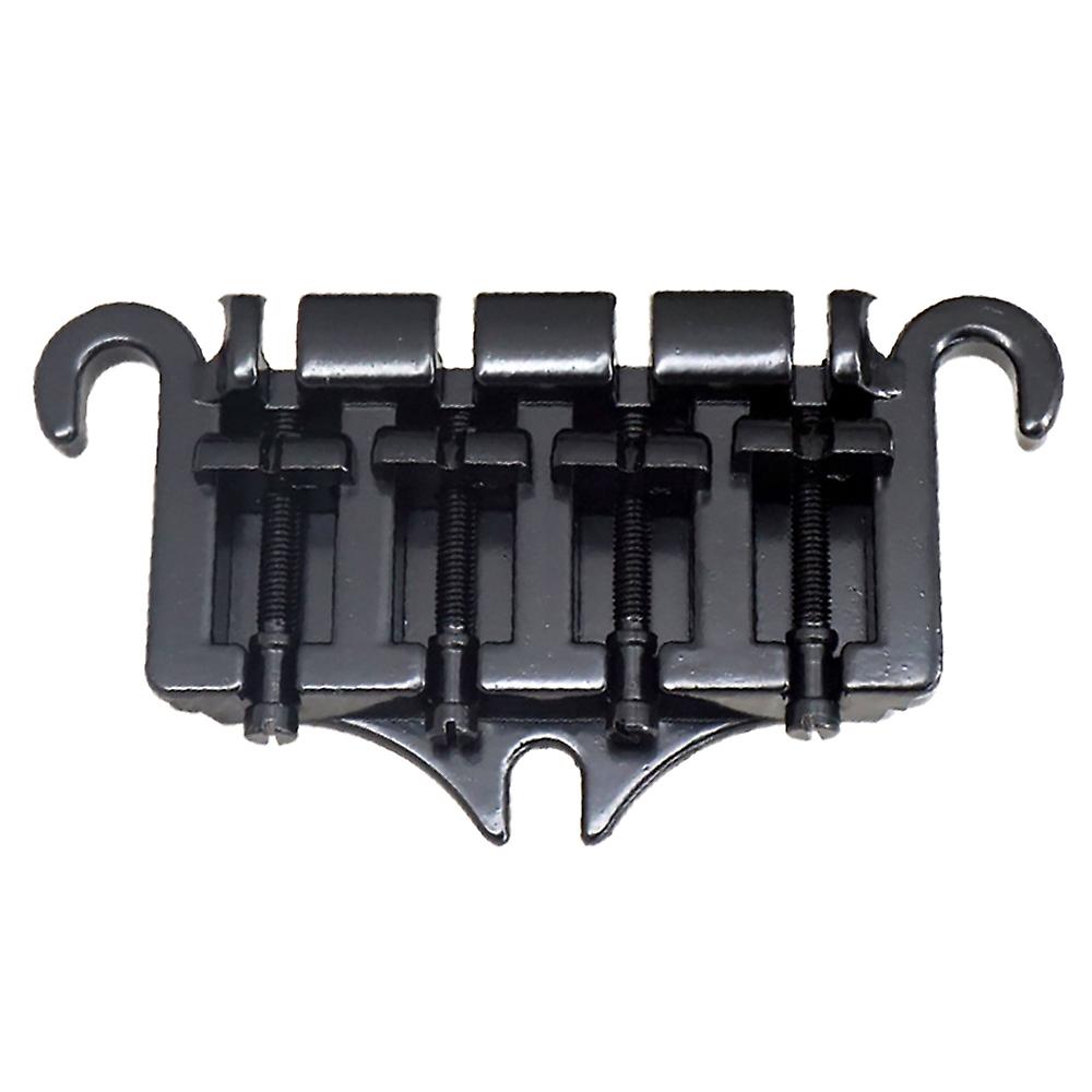 3 Point 4 String Bass Bridge Tailpiece Zinc Alloy Bridges with Saddle ...
