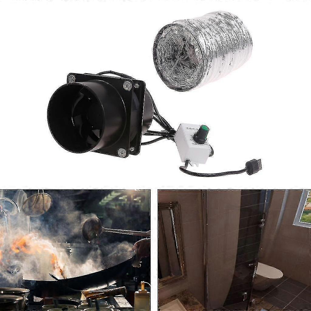 High-performance Ventilation Fan With Powerful Suction And Plastic Duct ...