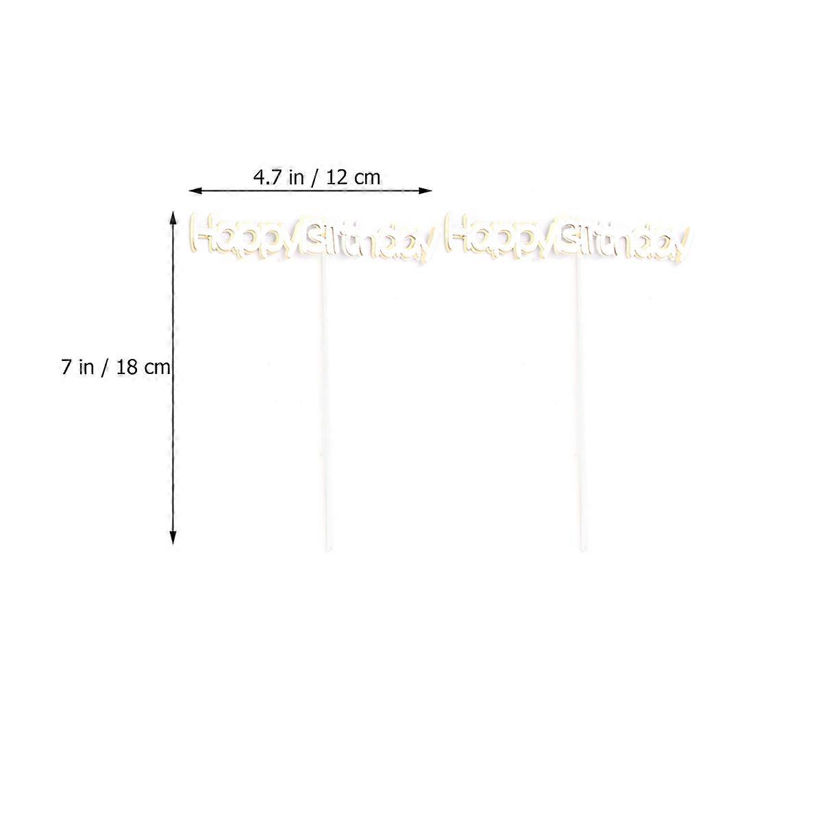 4Pcs Cake Toppers Mew Cake Inserts Net Yarn Cake Inserts Decorative ...