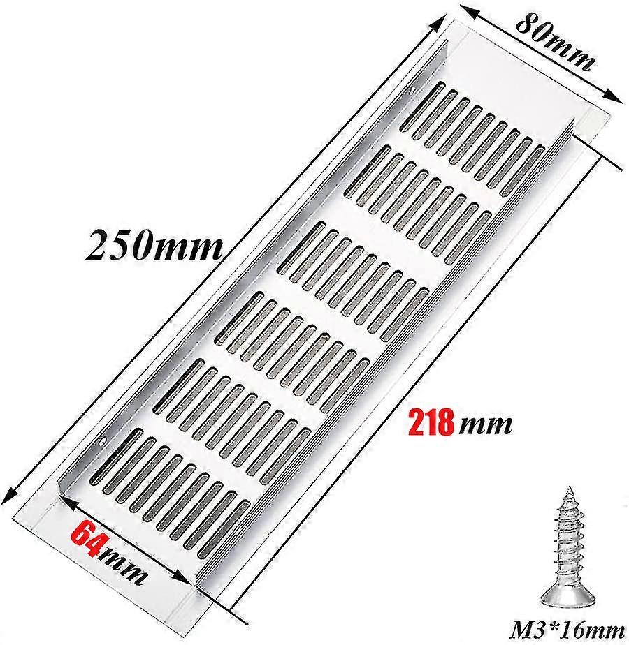 2 Pieces Of Rectangular Ventilation Grille, Aluminum Ventilation Grille ...