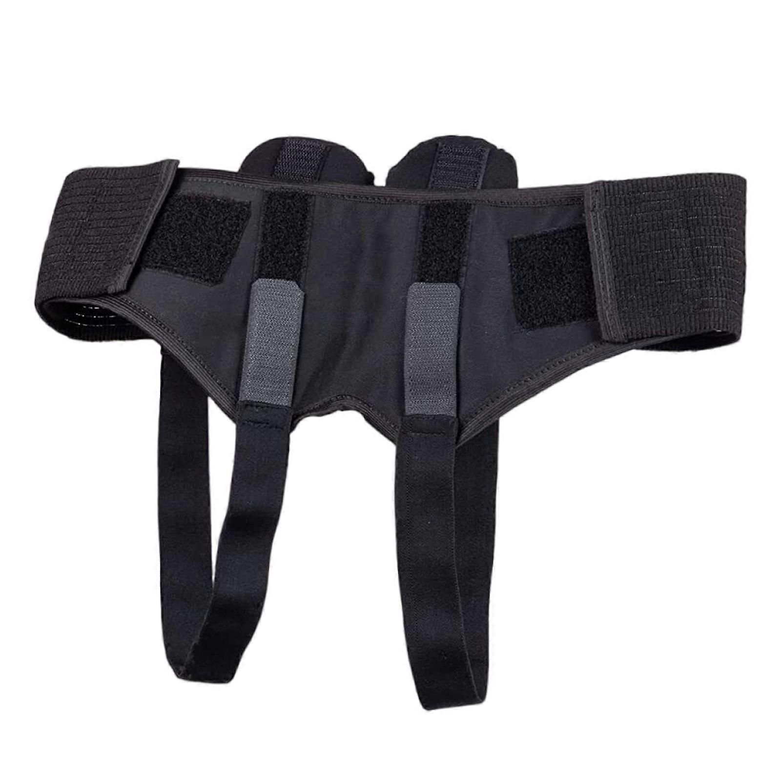 Inguinal Hernia Support Belt Double Groin Hernia Pain Relief Truss ...