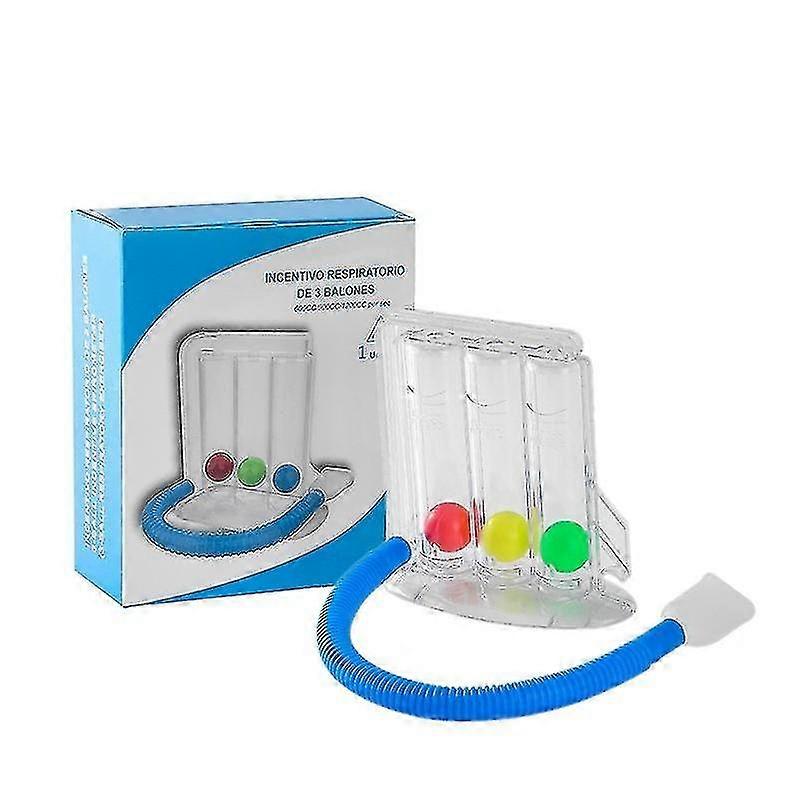 2024 Nuevos modelos 3 bolas Ejercitador de respiración Entrenador de ...