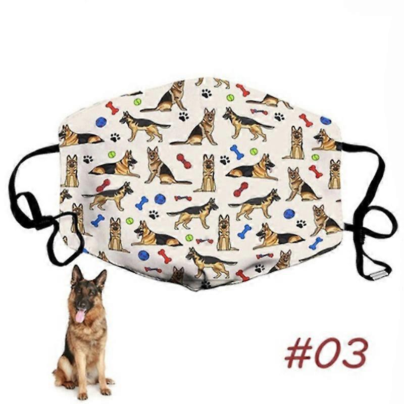 MIMIGO 10 PACK Dog Patterns Face Mask Colorful Mouth Protective ...