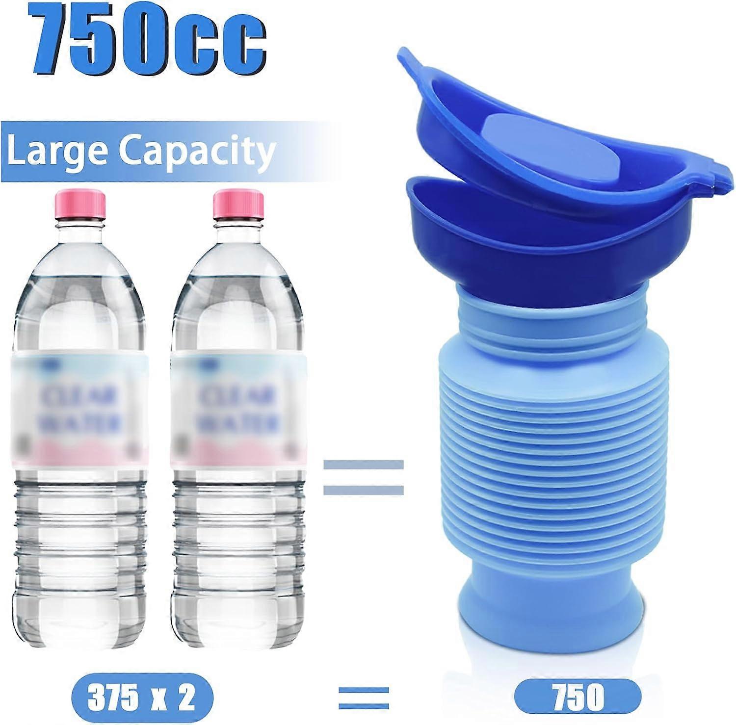 Reusable Emergency Urinal Portable Shrink Personal Mobile Toilet Potty ...