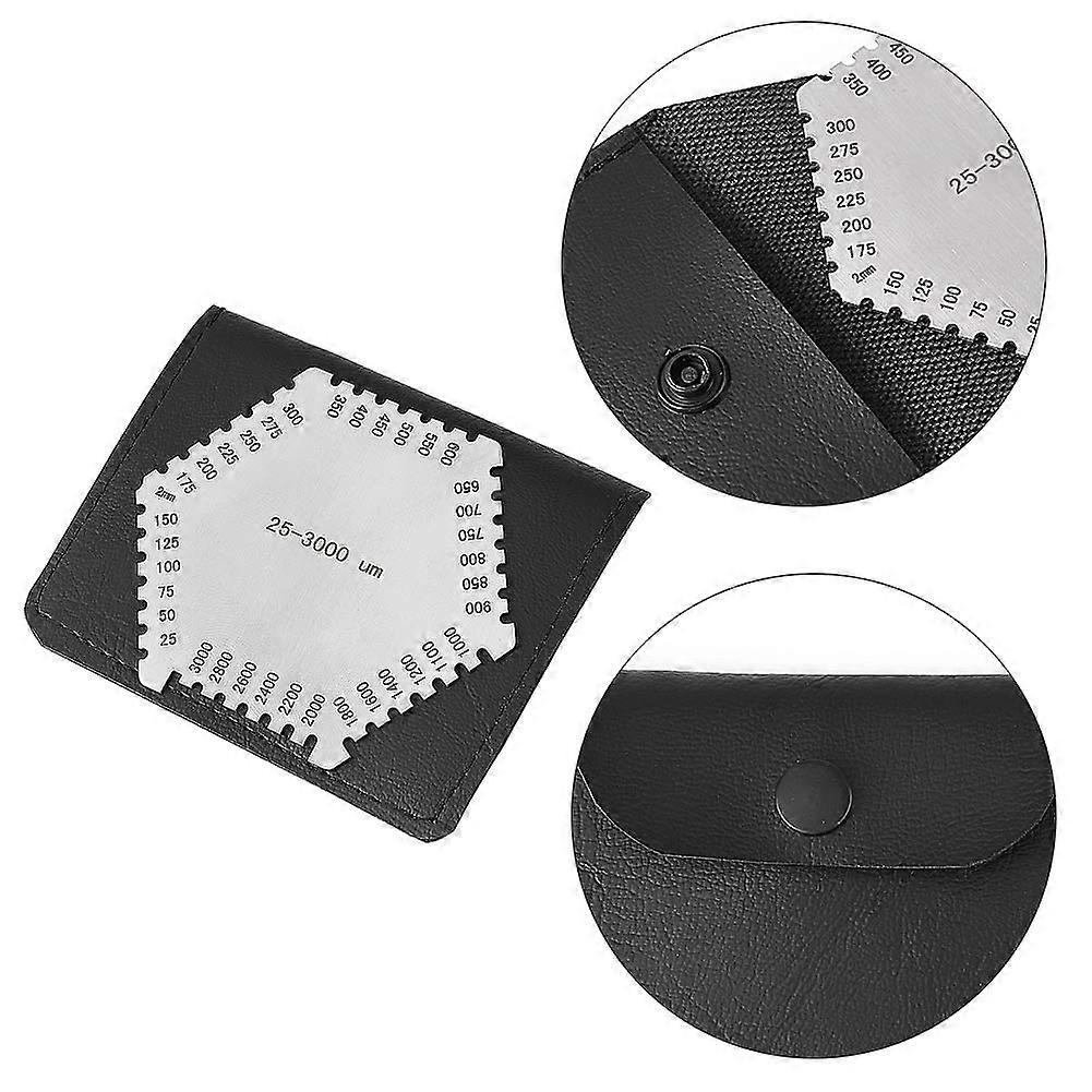 Stainless Steel Hexagonal High Precision Wet Film Thickness Gauge 25 ...