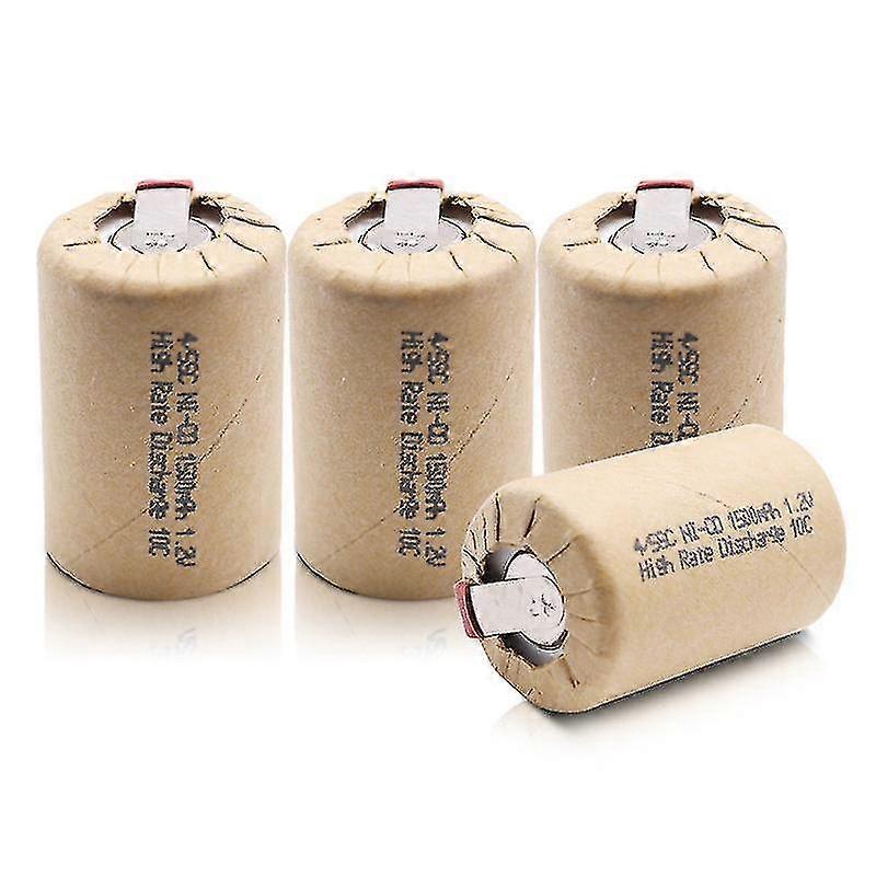 4pcs 5sc 1500mah 1.2v Nicd Power Tool Battery Sc Type With Solder Tab | Fruugo BE