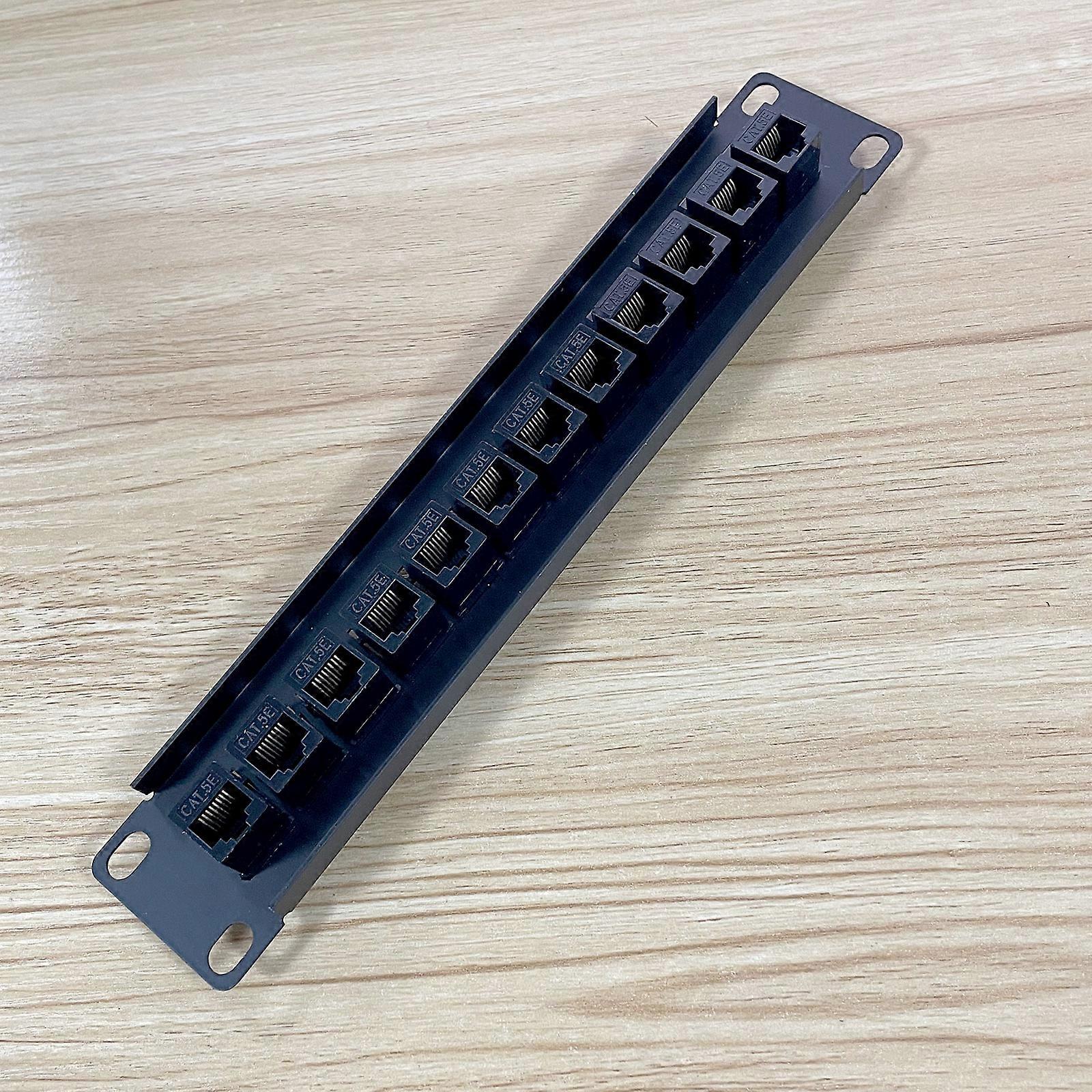 Väggmonterad/rackmonterad 1U Ethernet Patch Panel Punch Down Block för ...