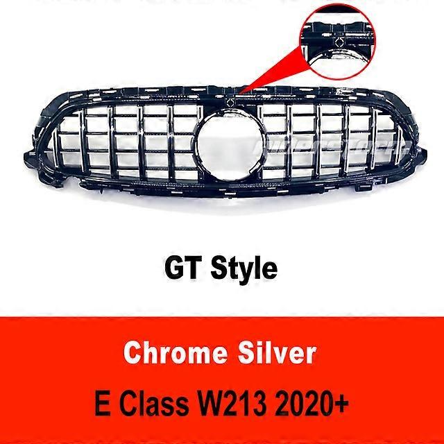 2016+ Front Mesh Grill W213 GT Grille E43 E450 W238 coupe Front Grill for Mercede E200 E300 E250 ...