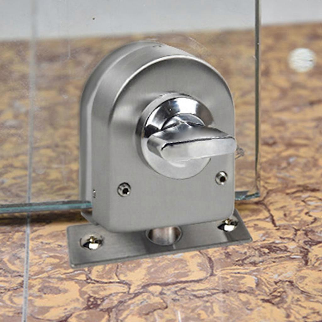 Glass Door Floor Lock Single Bolt Keyless Anti-Theft Locks Door Slide ...