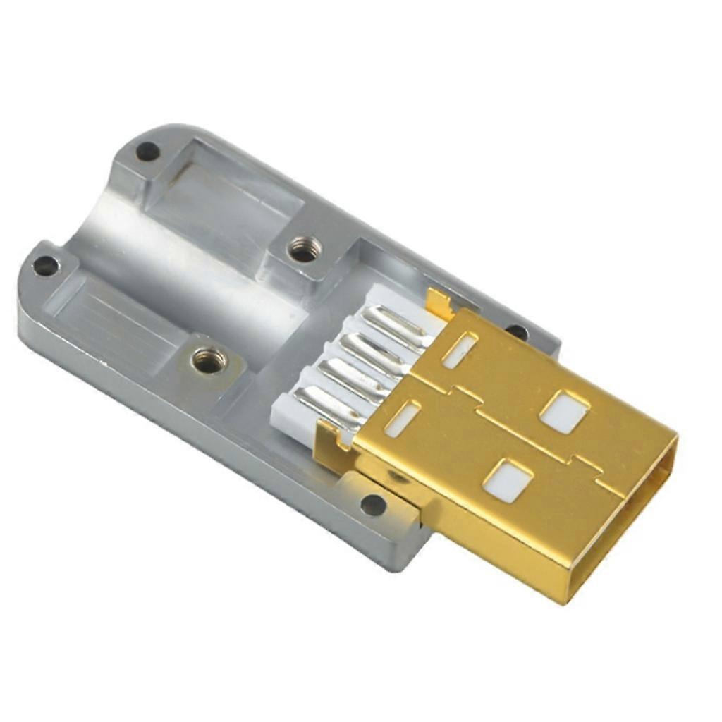 DIY USB 2.0 Connector Plug A Type/B Type Assembly Adapter Socket Solder ...