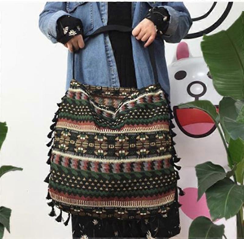 New Vintage Bohemian Fringe Shoulder Bag Women Tassel Boho Hippie Gypsy ...