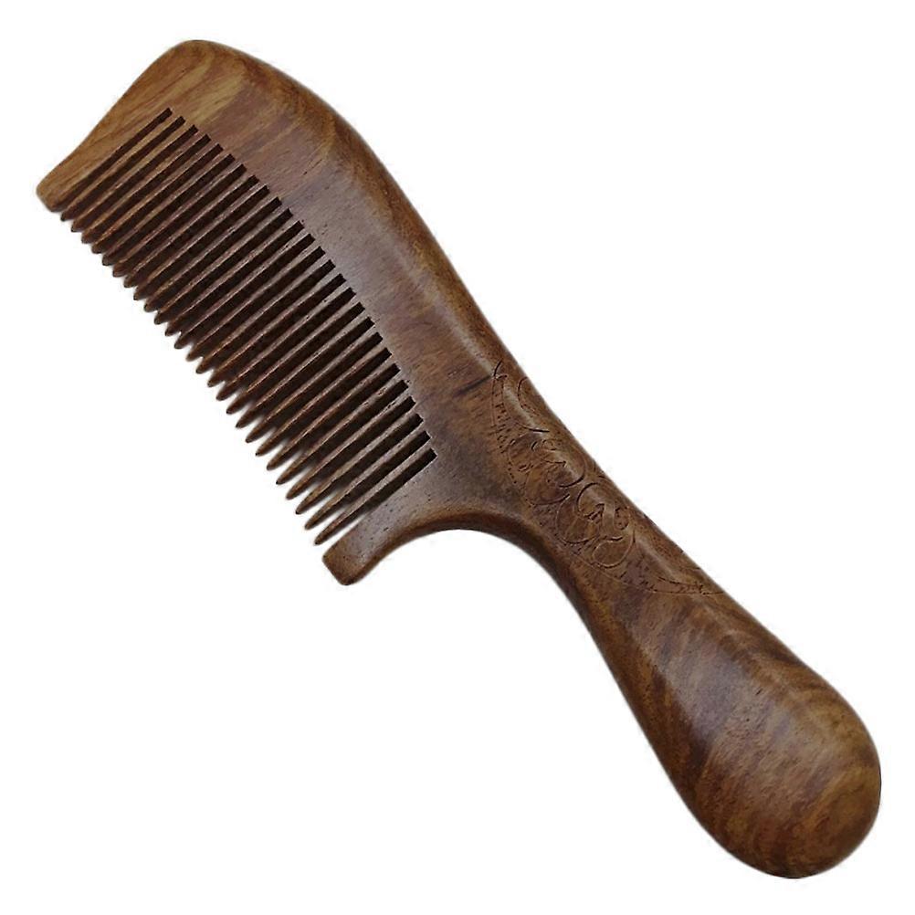 Mens Comb Smooth Comb Comb Wooden Close Teeth Comb Wooden Comb Natural ...