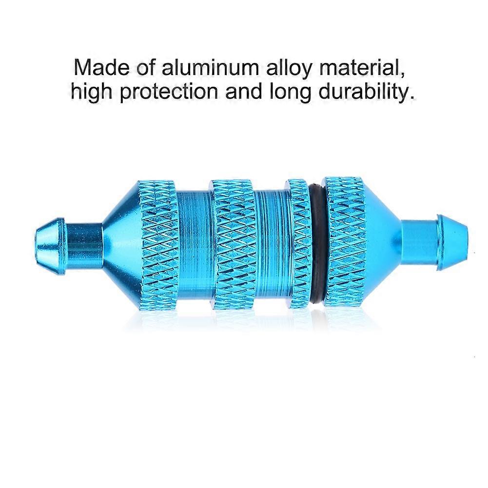 Blue 36mm Alloy Aluminum Oil Nitro Fuel Filter for 1/8 1/10 Scale RC ...