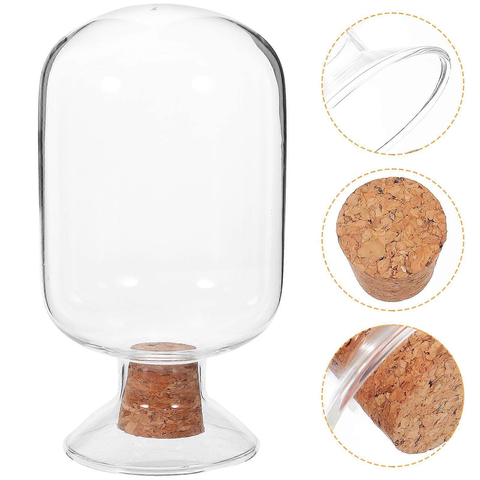 Glass Match Storage Bottle Matchstick Holder Match Jar Glass Match ...