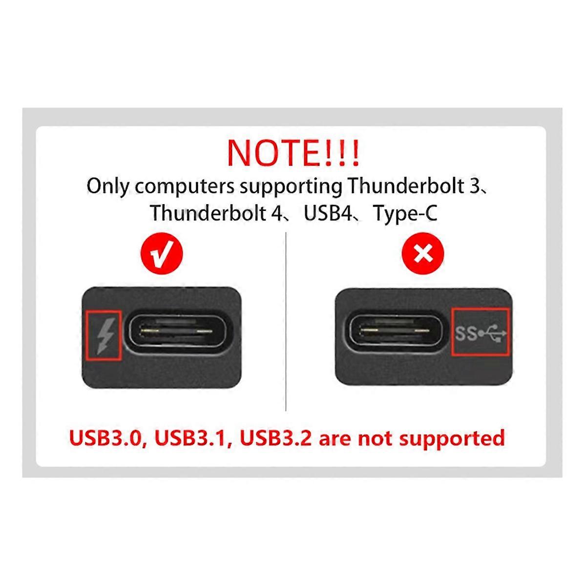 For -Compatible 3/4 GPU Dock Laptop to External Graphic Video Card Fit ...
