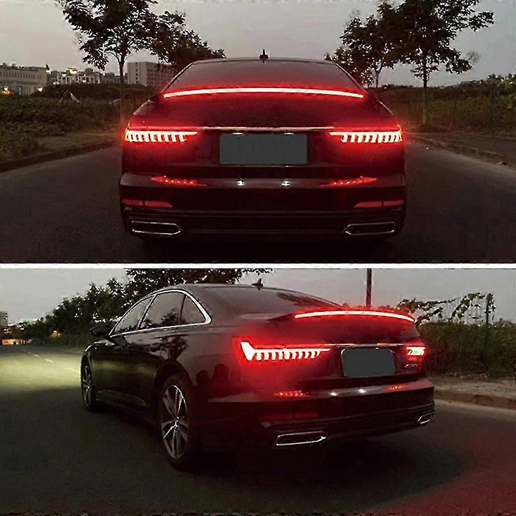 Universal LED Rear Spoiler Lip Kit for Car Trunk Exterior Brake Light ...