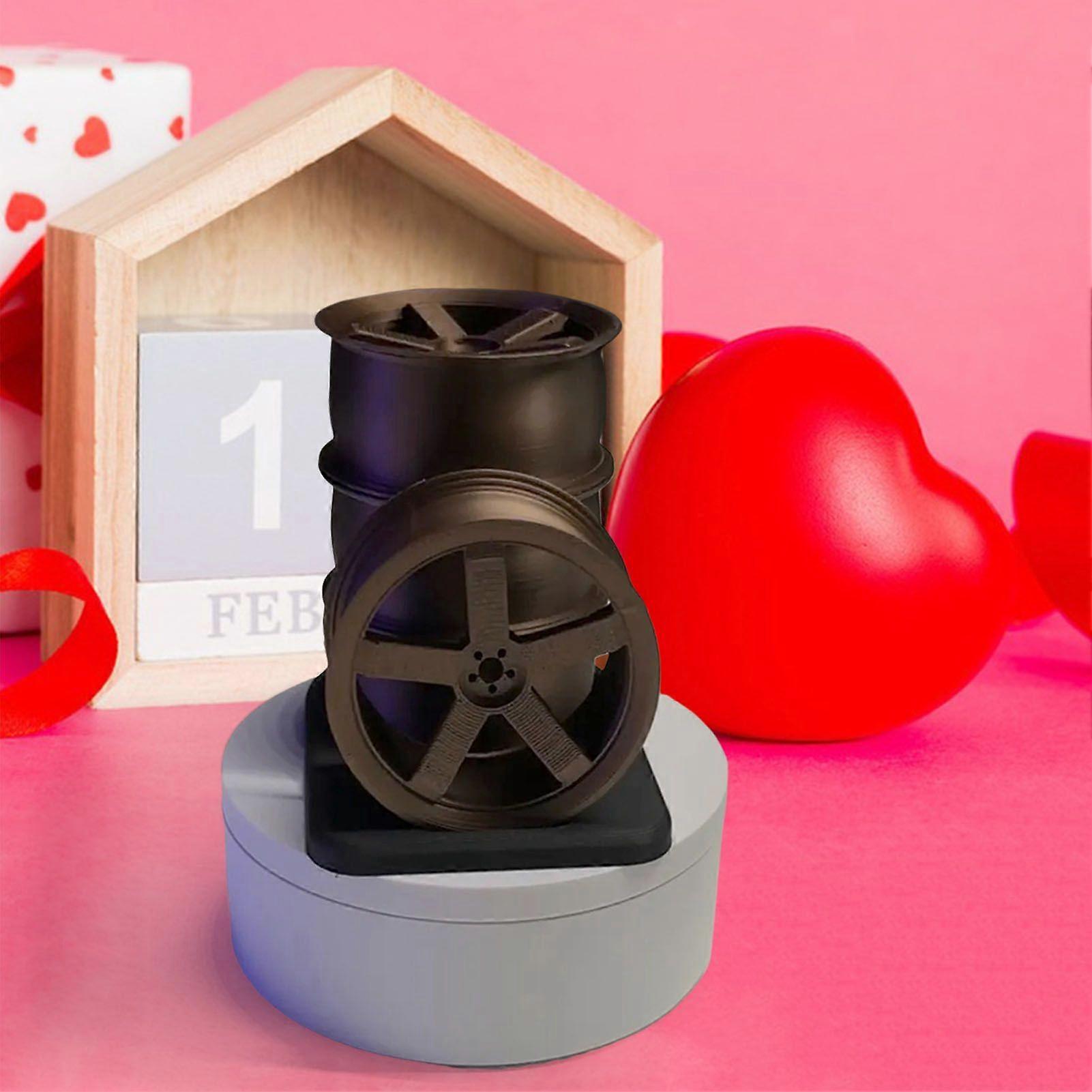 Car Hub Pen Holder 3D Printed Desktop Ruler And Pencil Organizer Office ...