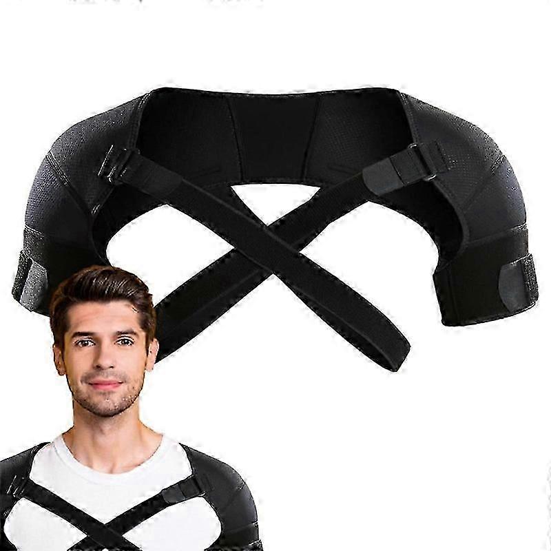 Shoulder Pain Relief Double Shoulder Support, Double Shoulder Brace ...
