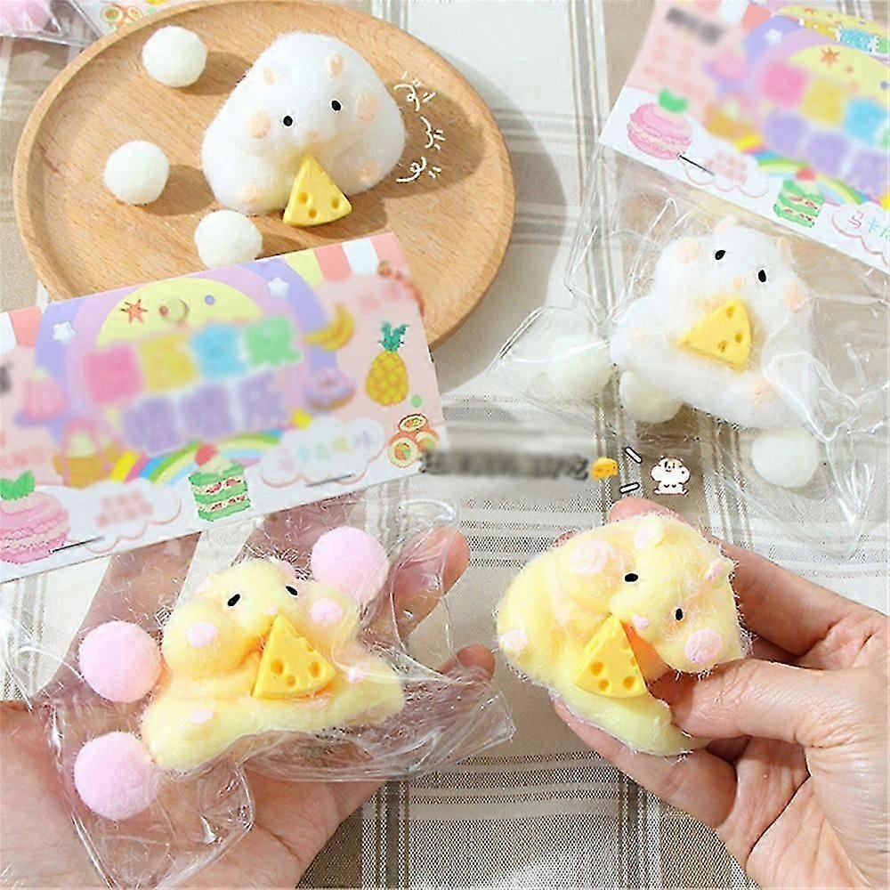 Creative Hamster Squishy Squeeze Toy Mochi Squishy Stress Relief ...