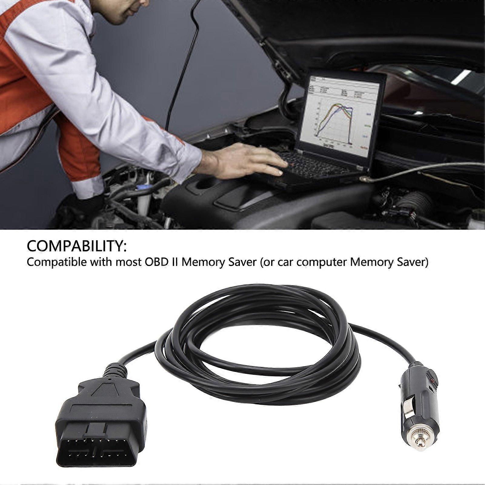 ECU Memory Saver Connector OBD2 Emergency Power Supply Cable 24V Car ...