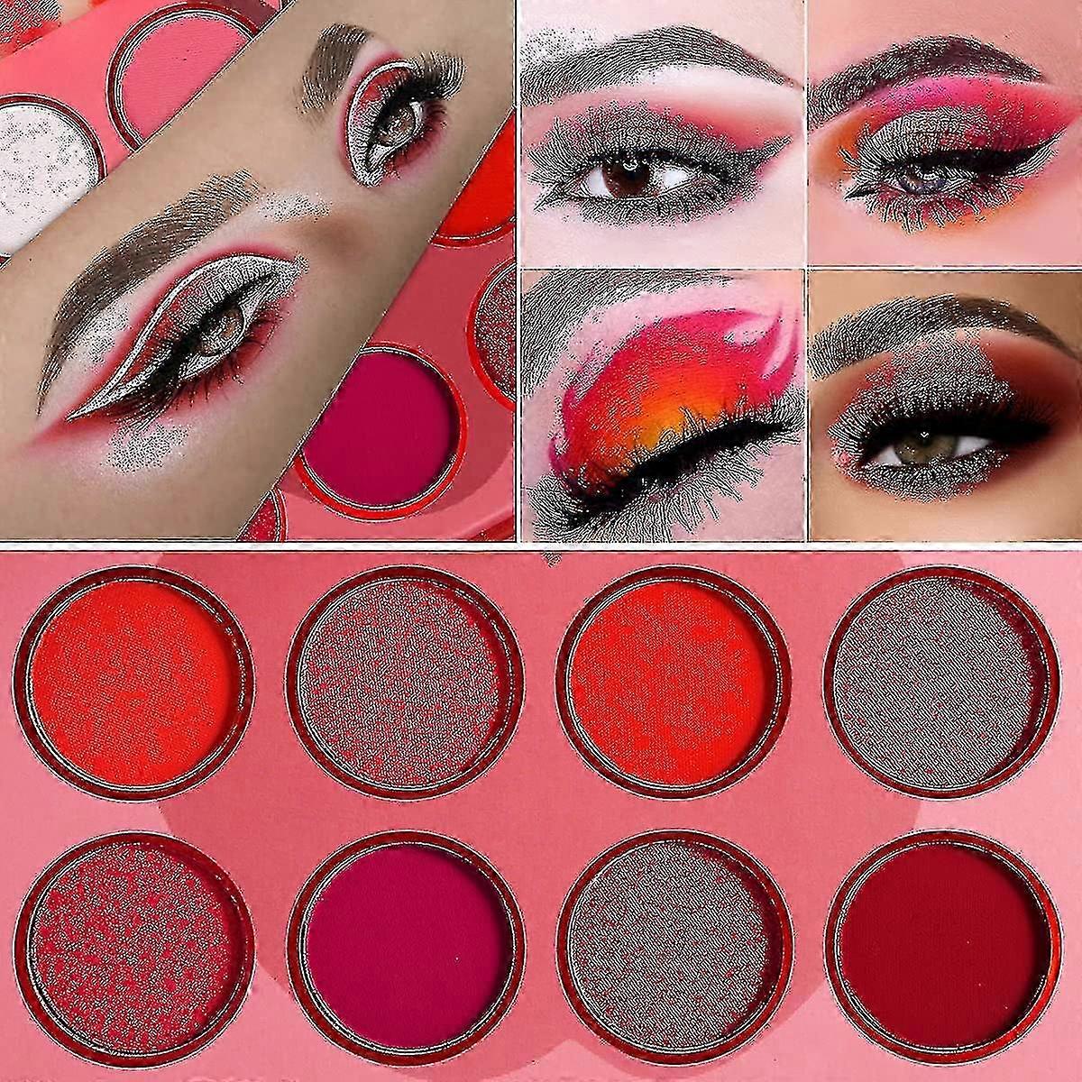 Ultra Pigmented And Blending Bright Dark Hot True Red Eye Shade 12 ...