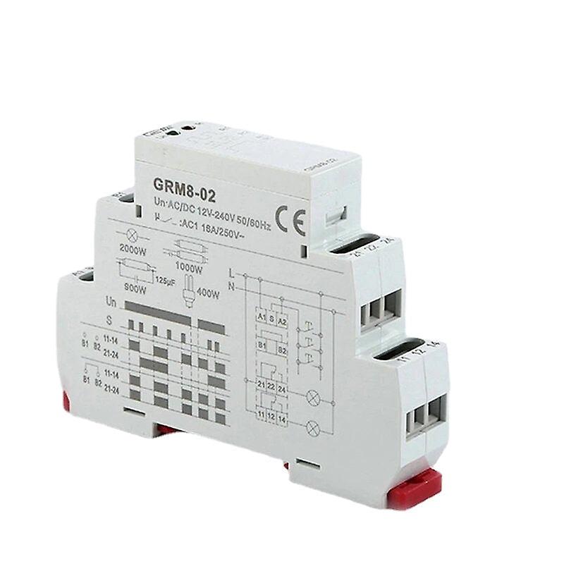 Din rail 3 phase spdt impluse relay electronic step relay memory ...