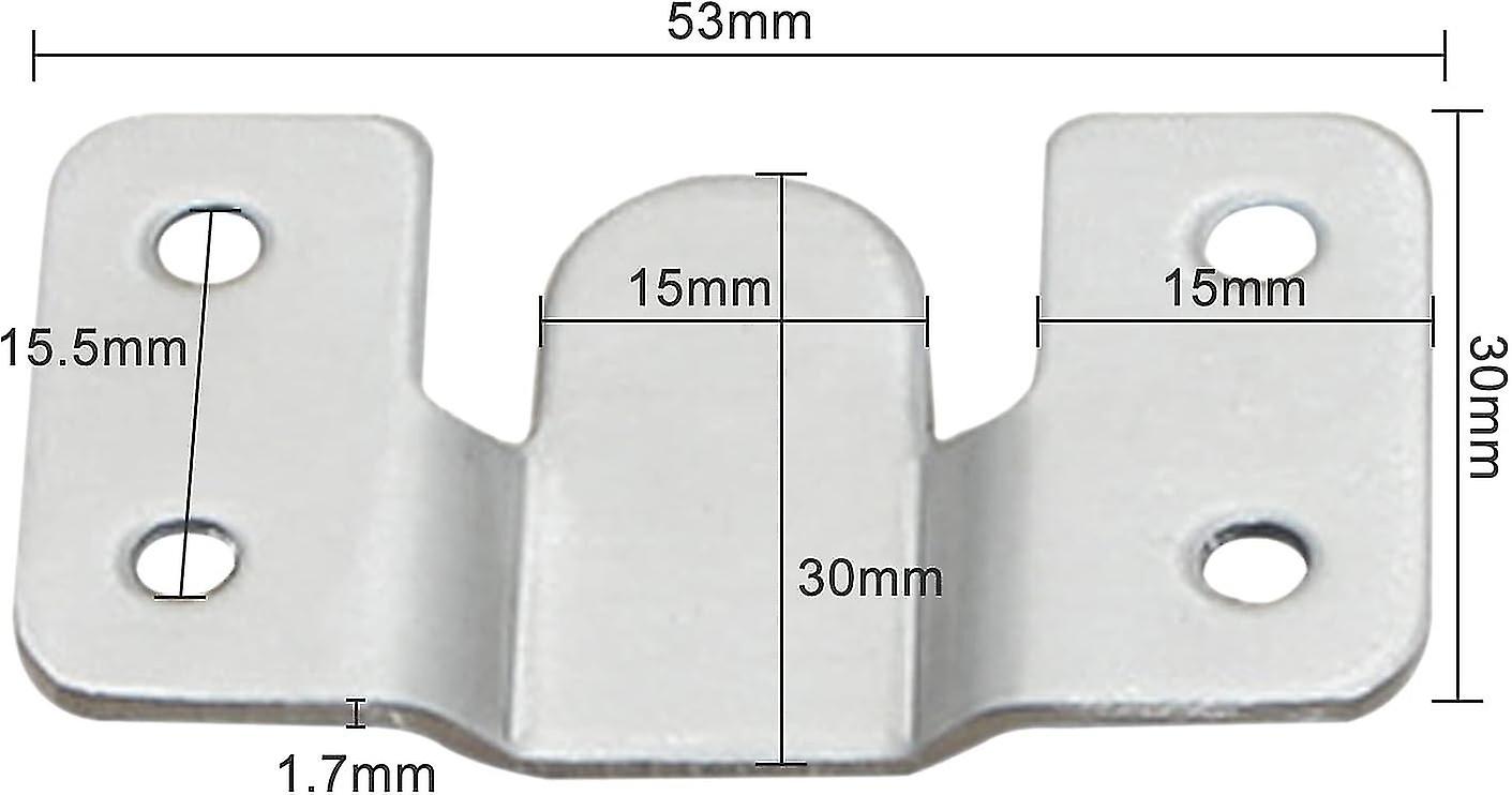 Flush Concealed Mount Bracket, 12pcs Stainless Steel Headboard Brackets ...