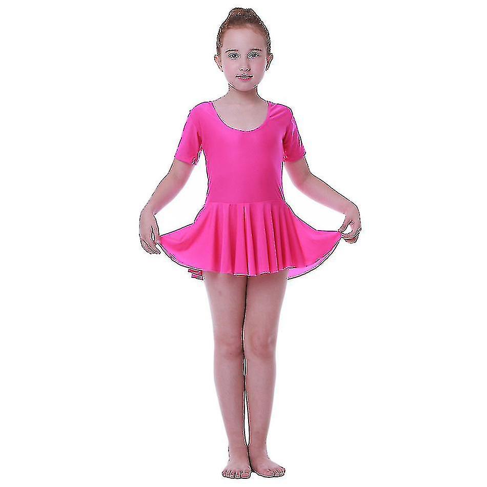 Girls' Ballet Dance Dress Children's Gymnastics Leotard Skirt Kids ...