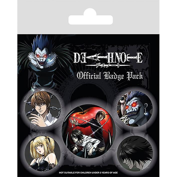 Death Note Characters Pin Button Badges Set | Fruugo IL