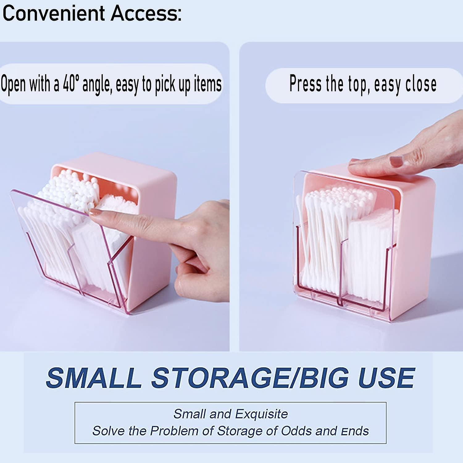 Dispenser Box with 2 Compartments, Bathroom Dresser Countertop Storage ...