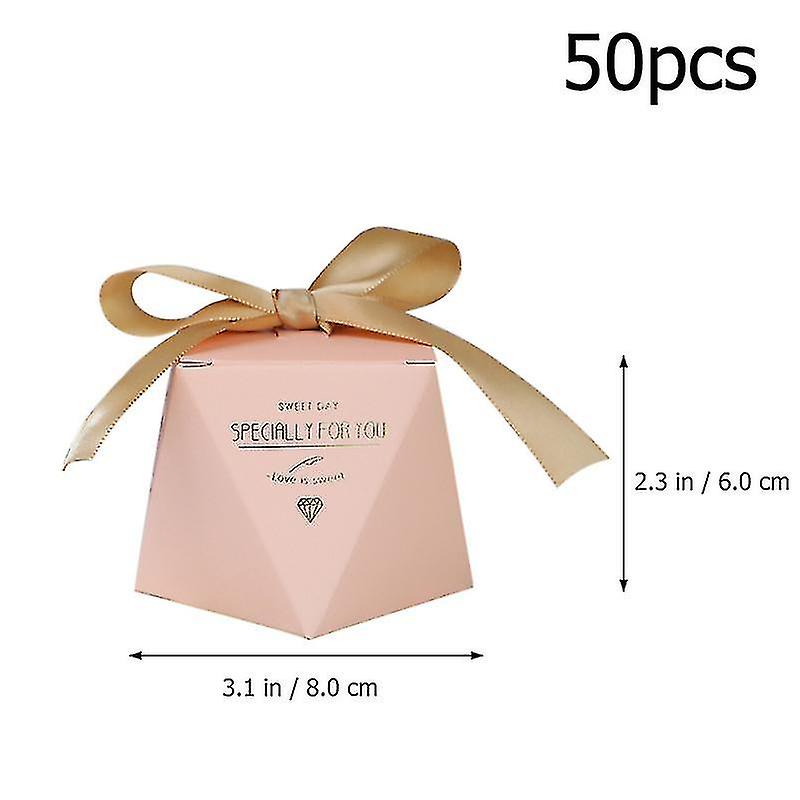 50pcs Wedding Candy Boxes Boxes Chocolate Boxes Wedding Cartons | Fruugo UK