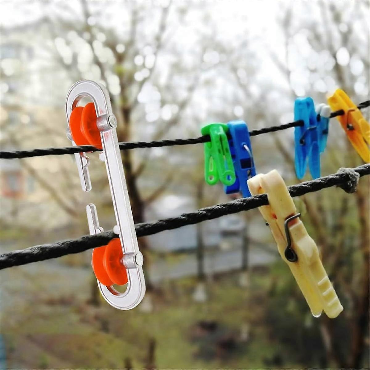 6 Pcs Clothesline Spreader, Aluminium Heavy Duty Outdoor Clothes Line ...