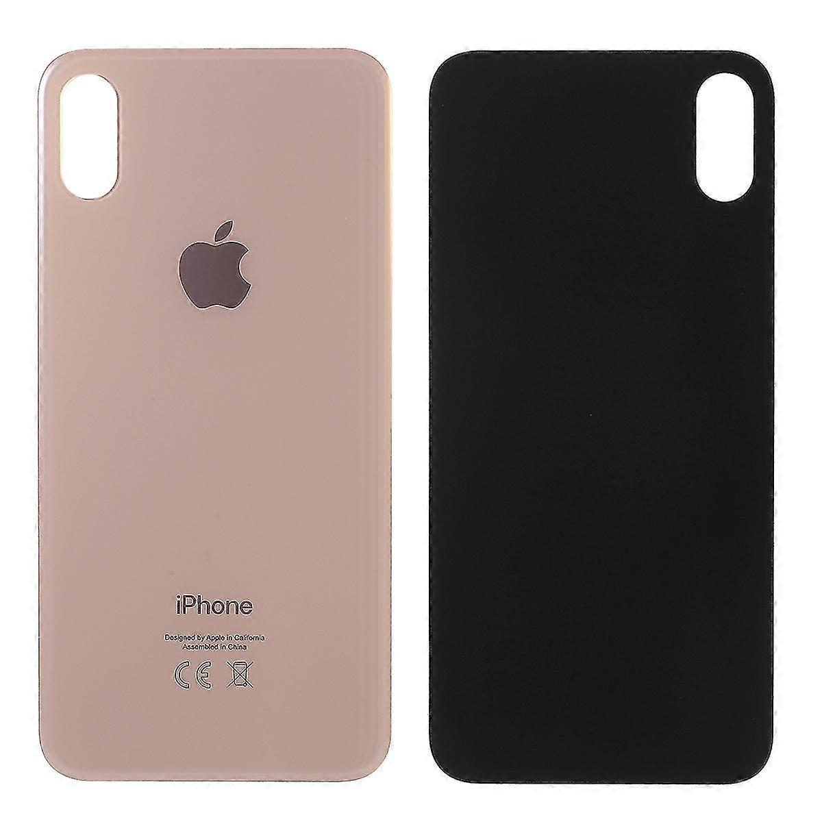 For iPhone XS 5.8 inch Glass Back Battery Housing Cover (EU Version ...