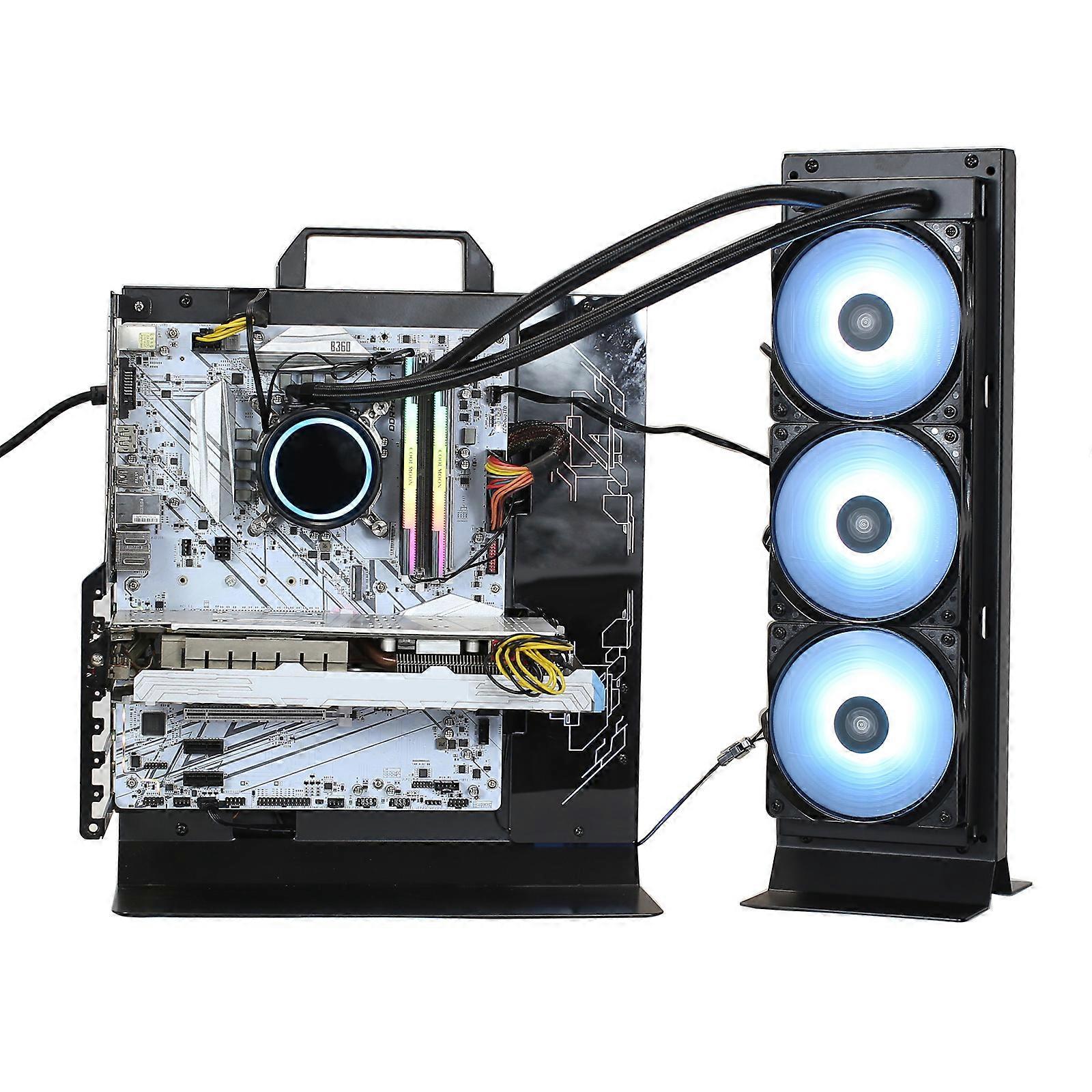 External Water Cooling Dock Bracket for ITX Computer Case Laptop Cooler ...