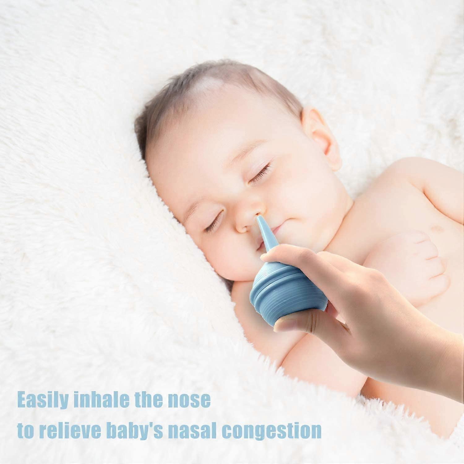 Newborn Baby Nasal Aspirator Ear Syringe Children's Nasal Straw Mucus ...