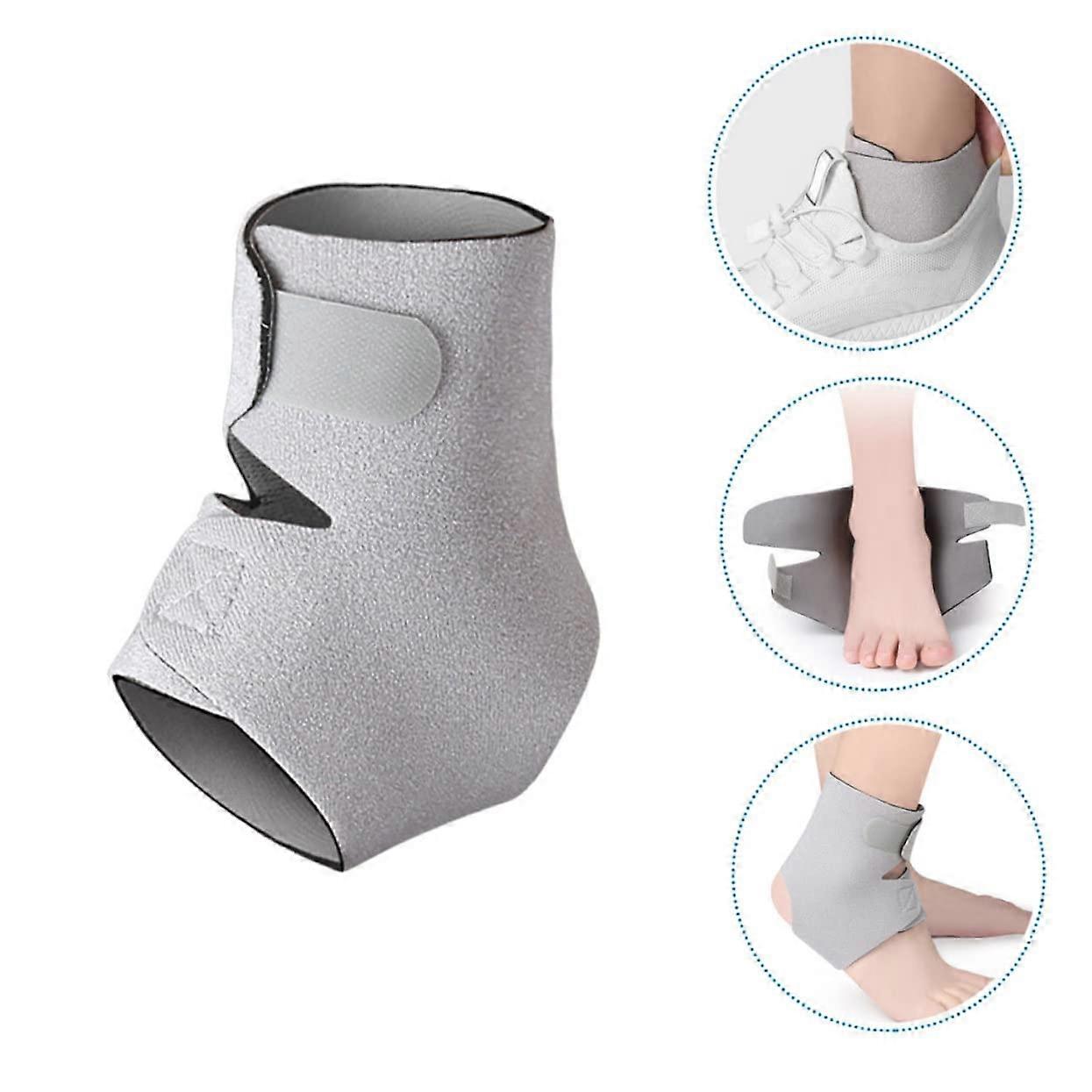 Compression Ankle Brace Ankle Splint Leg Sleeve Ankle Wrap for Sprained ...
