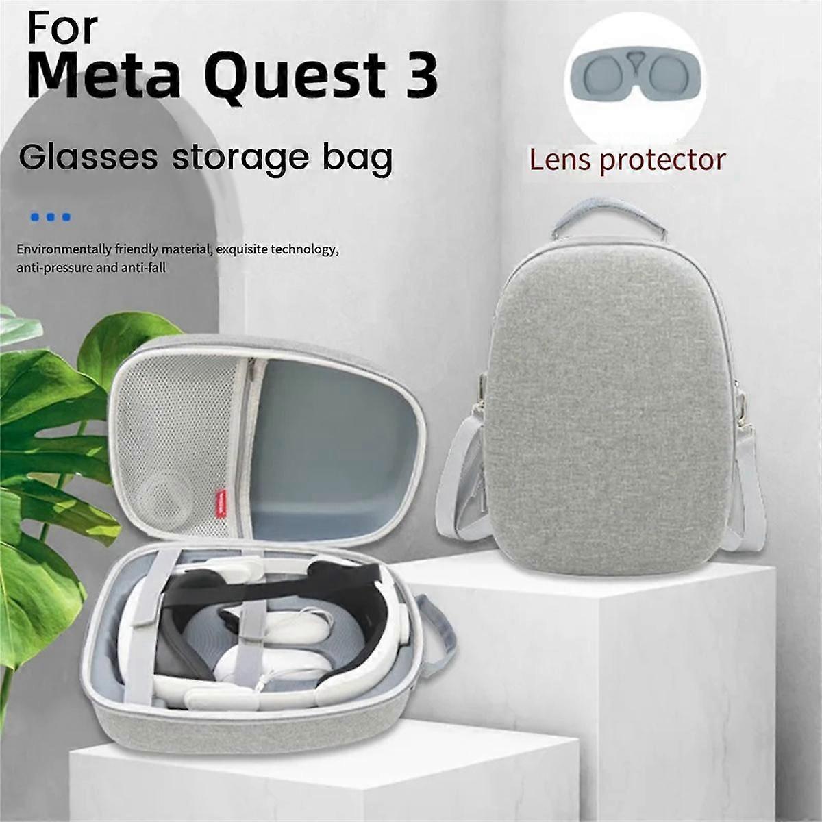 Storage Bag with Shoulder Strap for Meta Quest3 VR Headset Case for ...