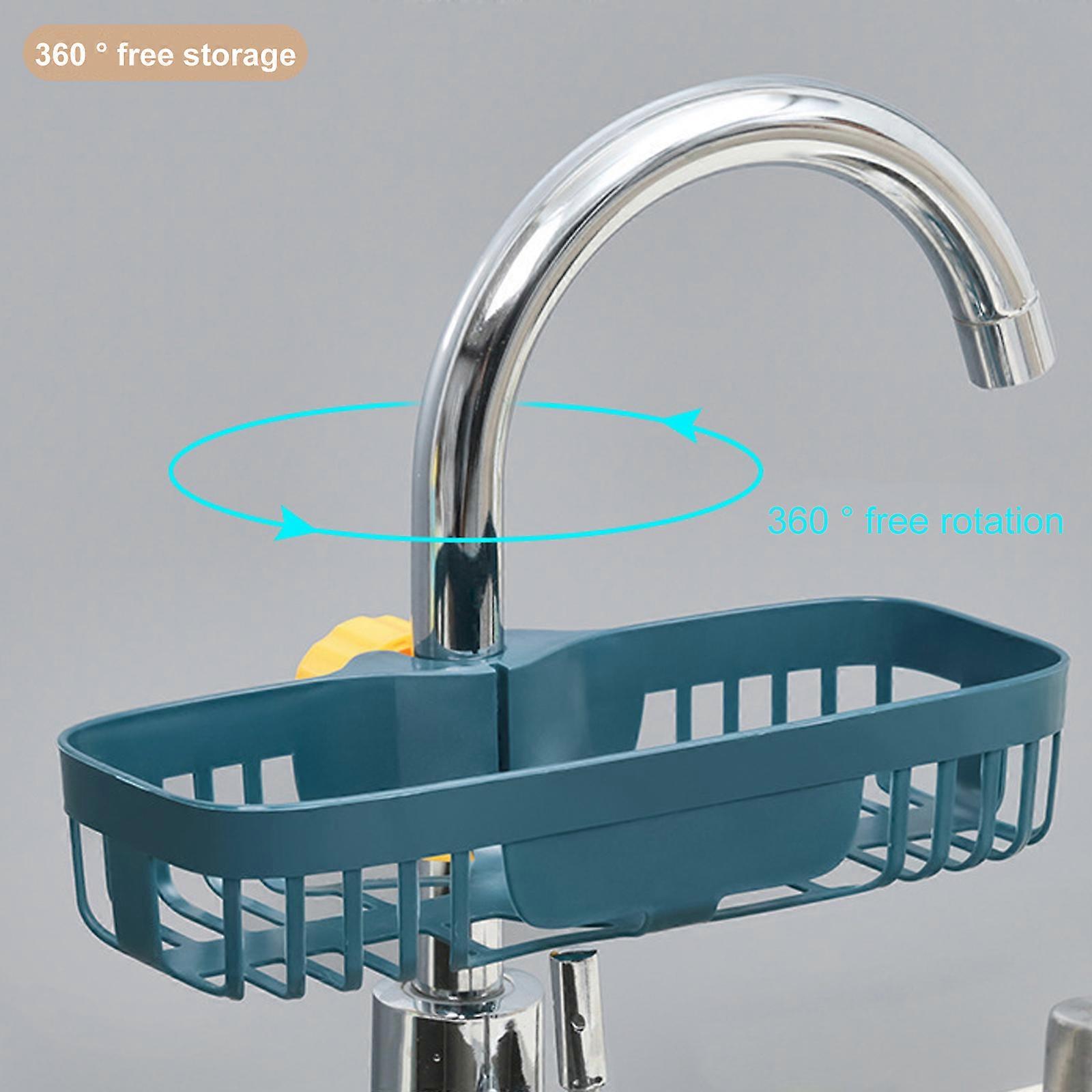 Faucet Storage Rack Sink Caddy Organizer Durable Sponge Holder,Kitchen ...