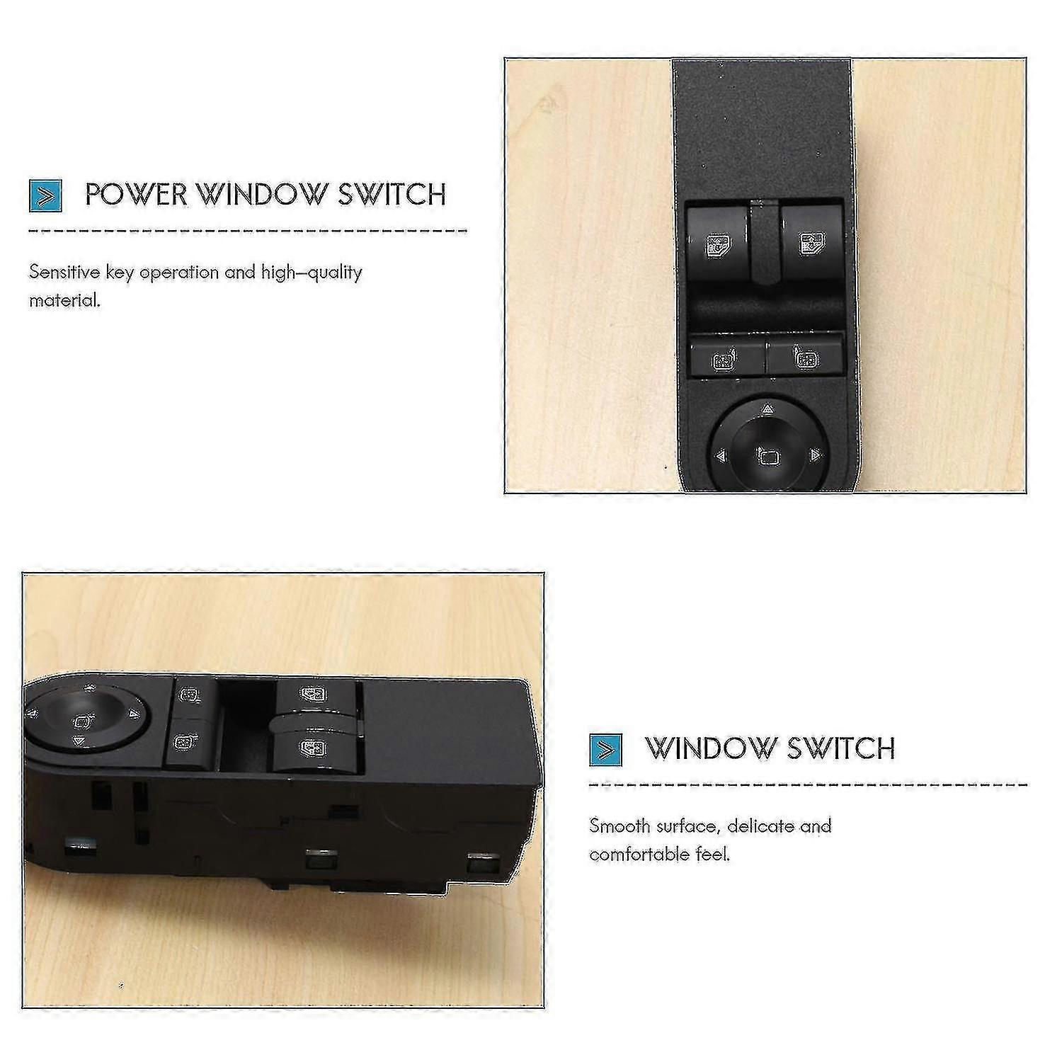 Front Left Driver Side Electric Switch Car Window Button 13228879 ...