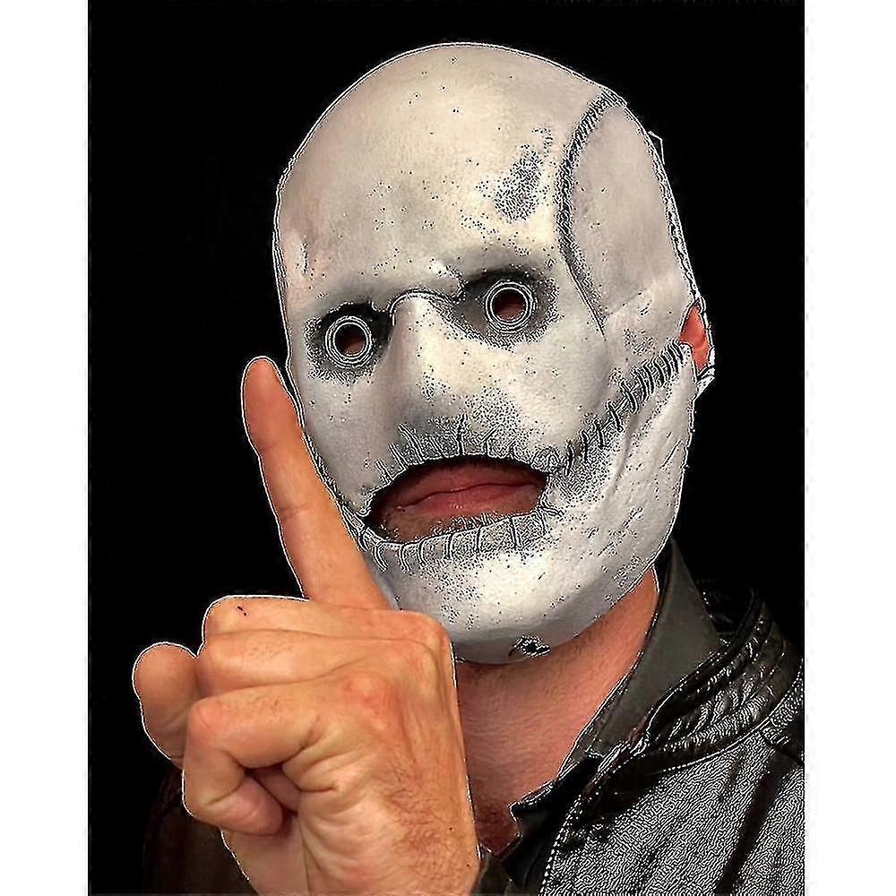 Halloween Slipknot Corey Taylor Mask Dj Cosplay Long/short Horror Latex ...