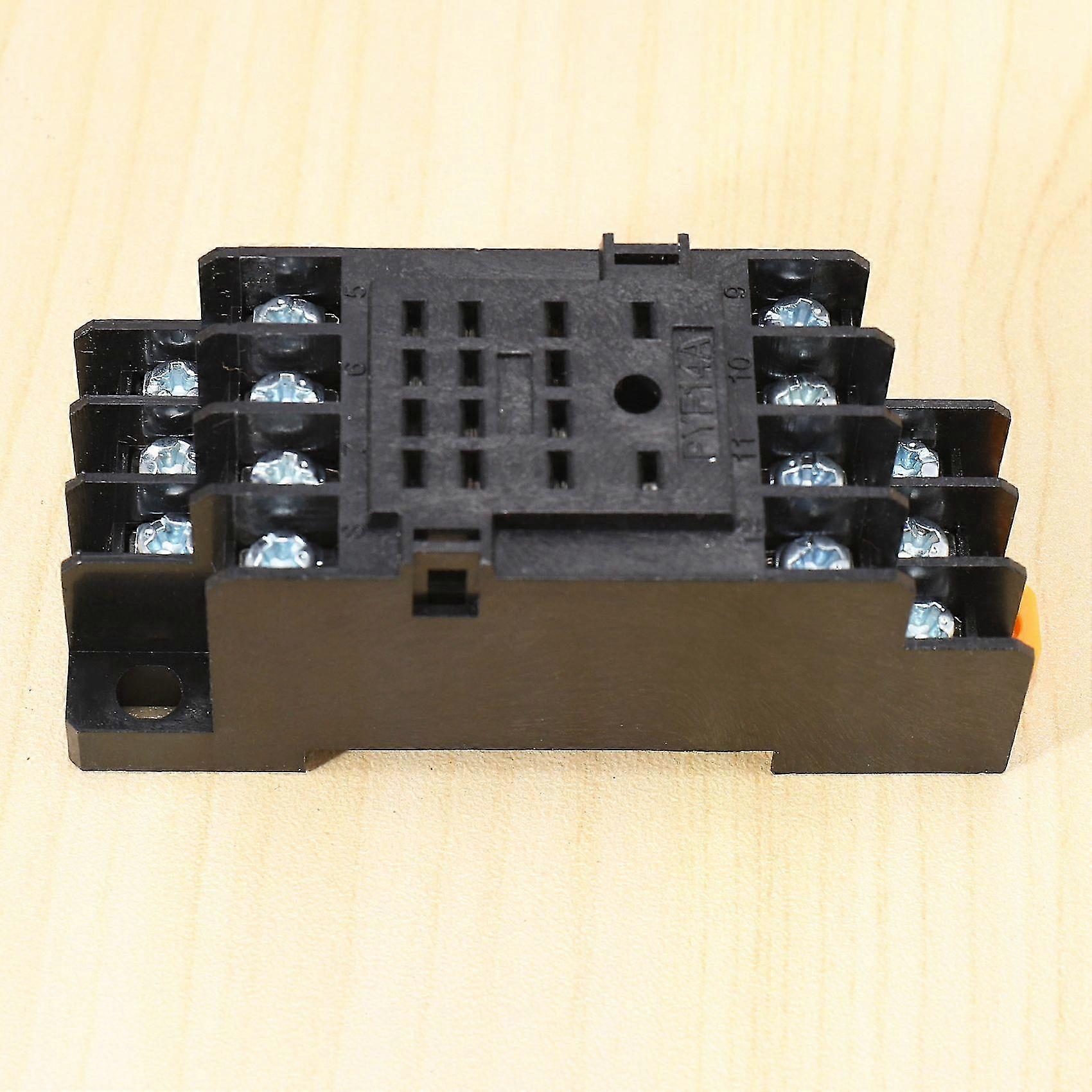 Pyf14a Din Rail Power Relay Socket Base 14 Pin For My4nj Hh54p My4-haoyi | Fruugo UK