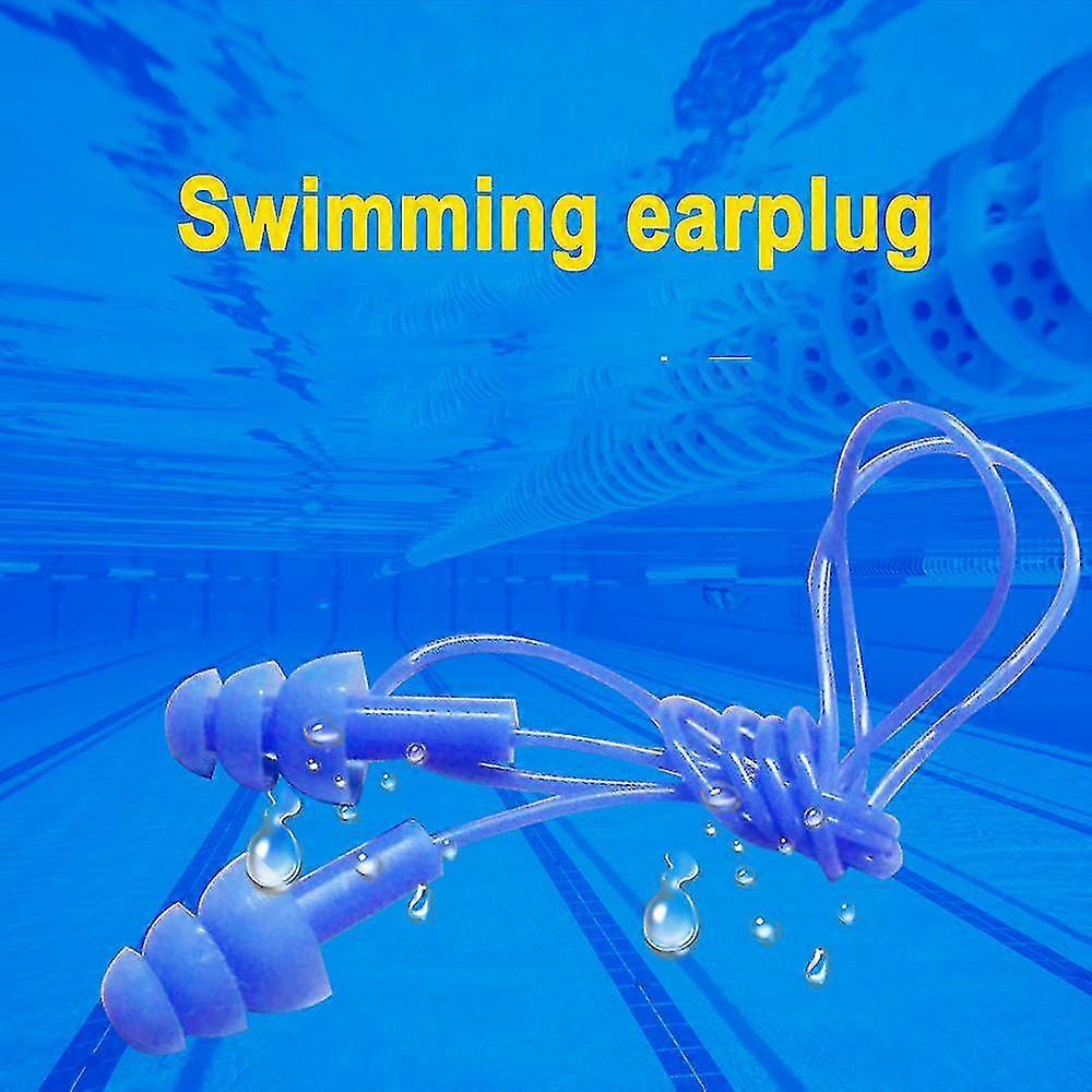 6 Pairs Gel Cord String Ear Plugs Soft Silicone Anti-noise Earplugs For ...