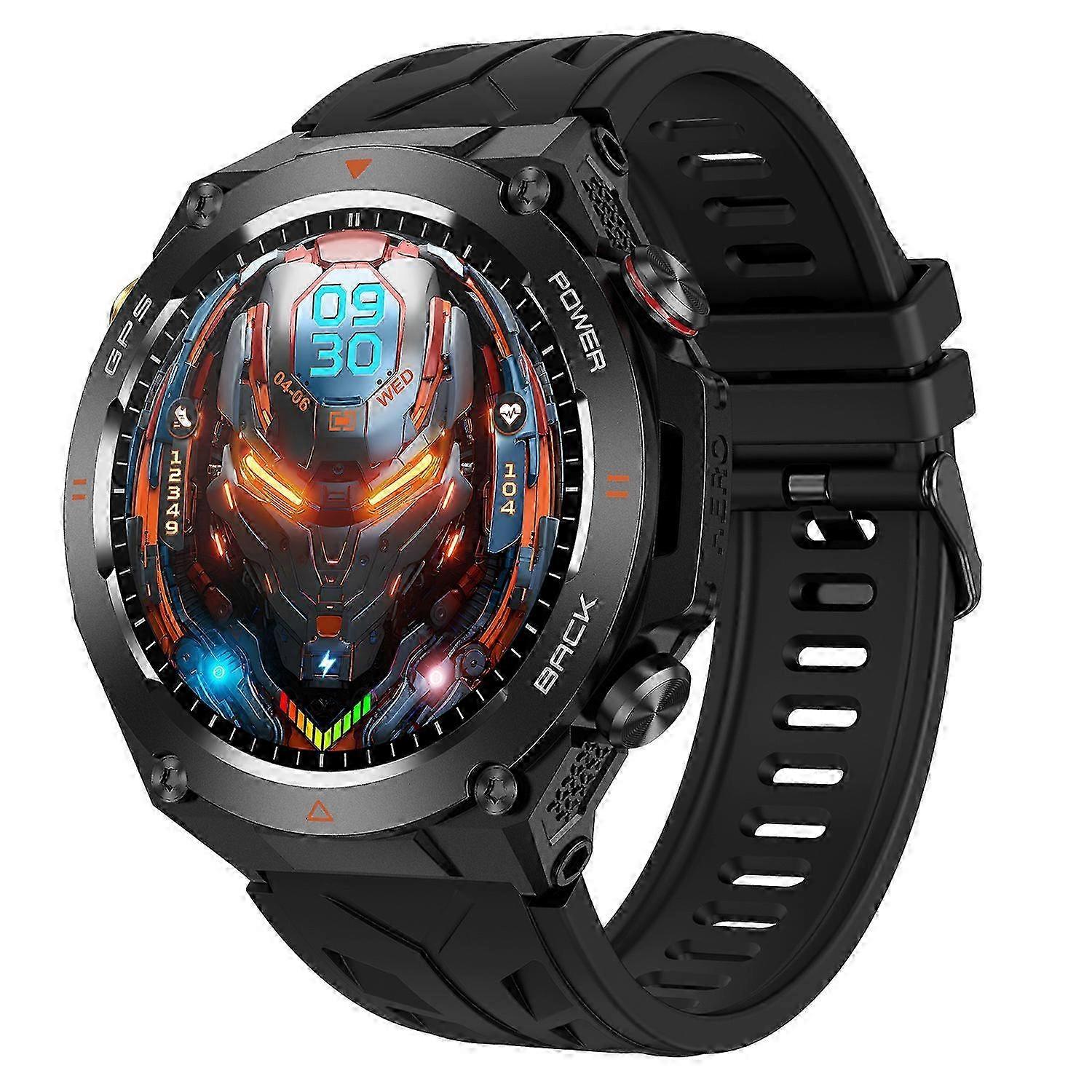 KC82 Outdoor GPS Smart Watch Bluetooth Calls Compass Altitude Barometer ...