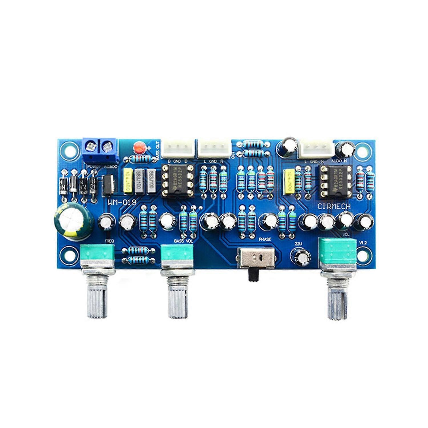 2.1 Channel Subwoofer Preamp Board Low Pass Filter Pre-Amp Amplifier ...