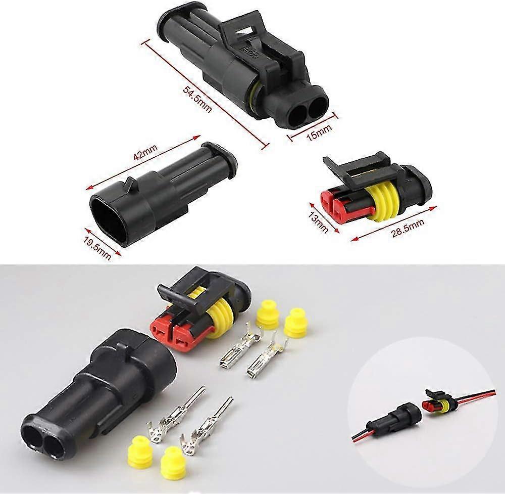 15 Set Professional Car Waterproof Electrical Wire Connector Terminal ...