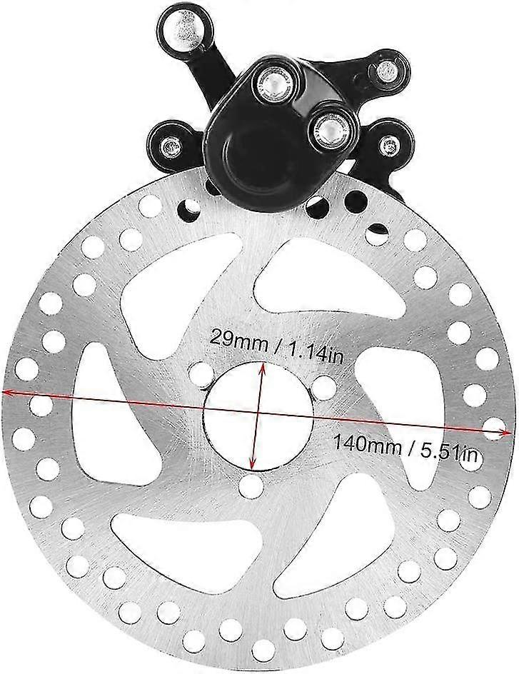Rear Brake Kit, Aluminum Alloy Mini Scooter Rear Disc Brake Kit Brake ...