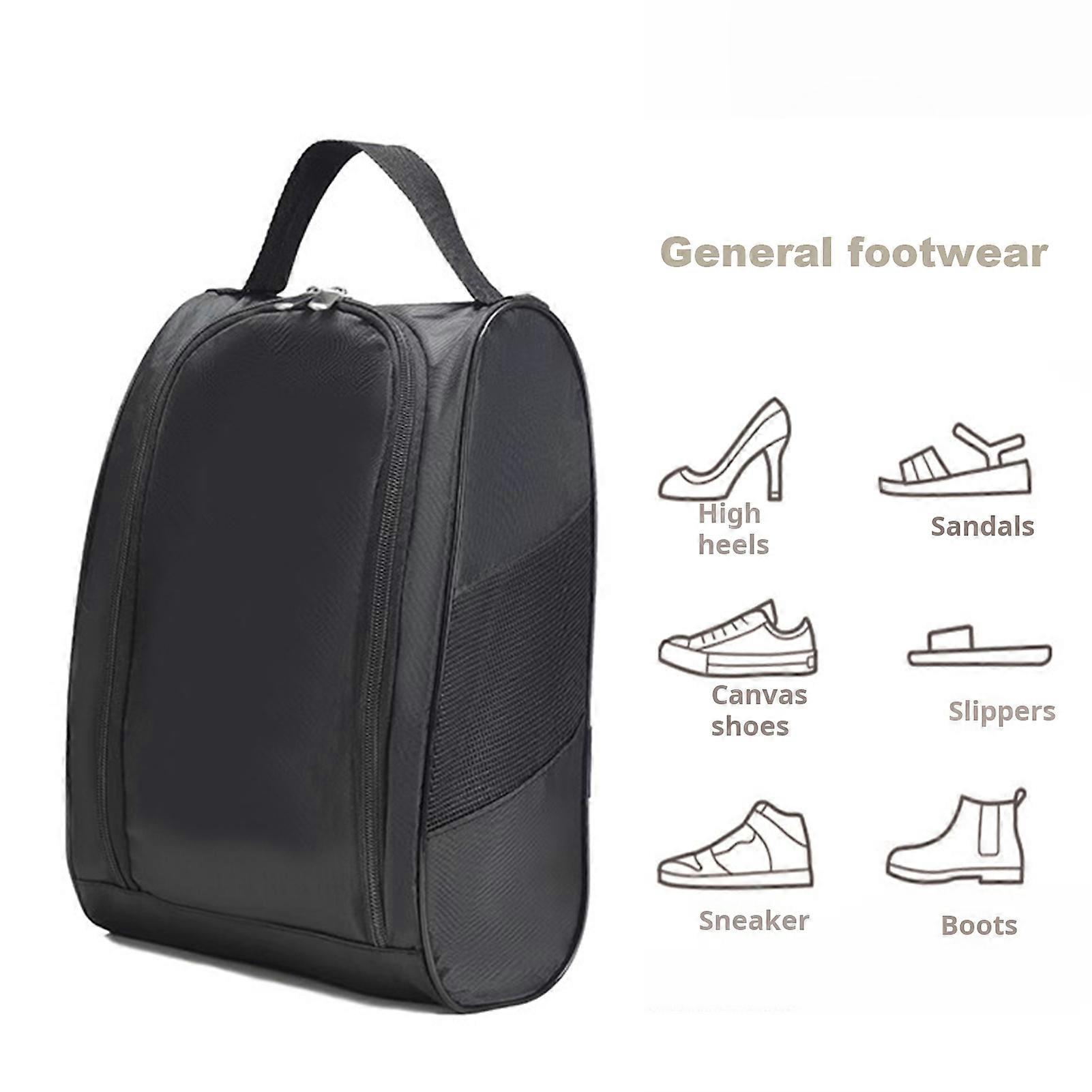 Transparent Mesh Shoe Bag Zipper Closure Easy Access Multipurpose ...