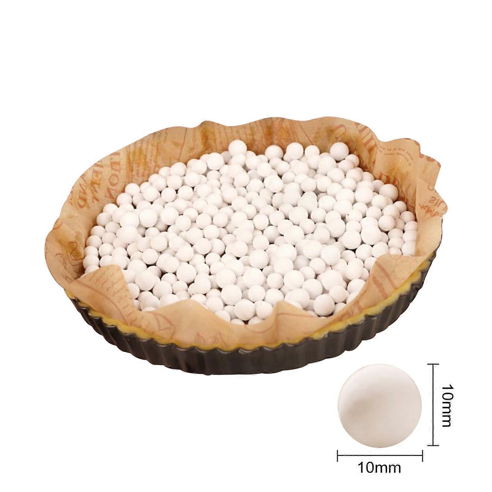 Ceramic Pie Weights Baking Beans 1.1/2.2Lb Reusable 10mm Natural ...